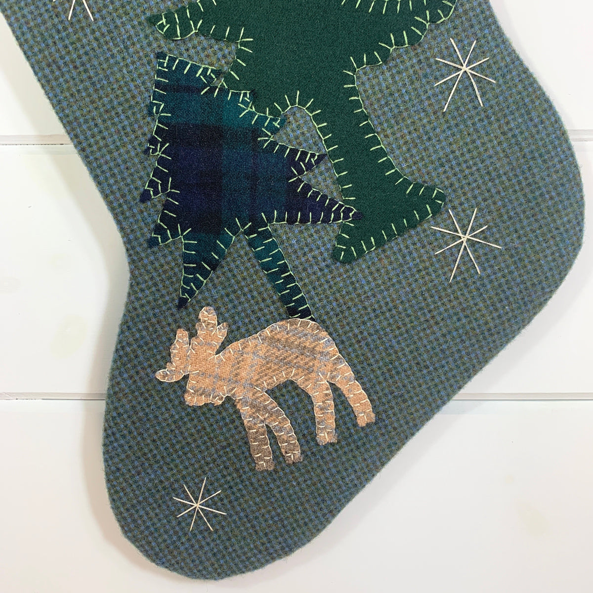 Personalized Christmas Stockings - Woodland Moose – Away Up North