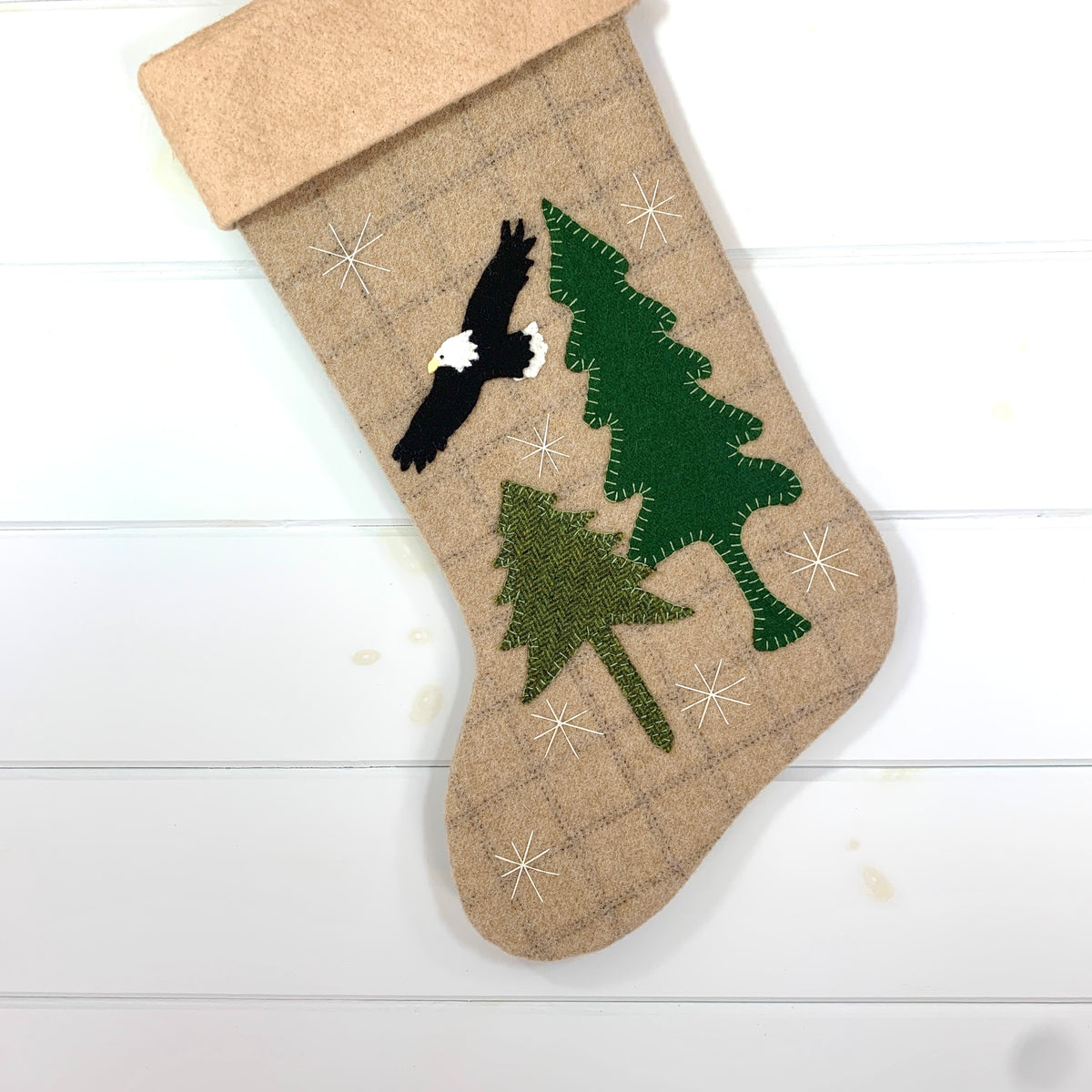Woodland Eagle Christmas Stocking – Away Up North